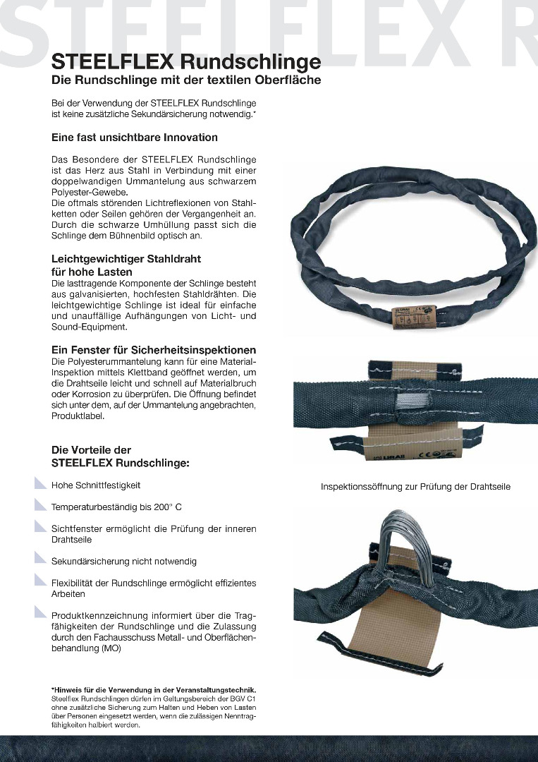 CAMCO Steelflex Rundschlinge (Original) mit Stahleinlage | 7,00 EUR - Gebrauchte ...